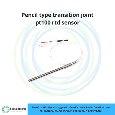 High Accuracy Pencil Type Pt100 Rtd Sensor With Transition Joint