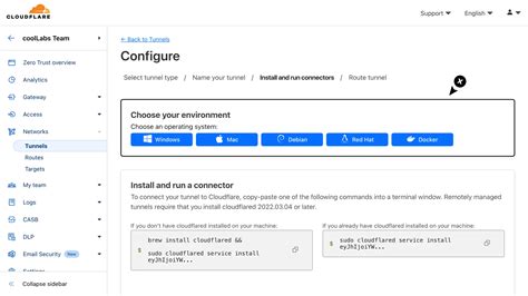 server ssh access via cloudflare tunnels coolify docs