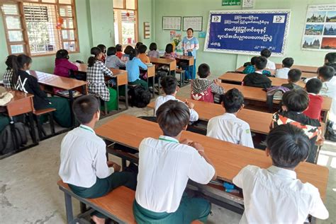 စစ်ကိုင်းမြို့၊ ရွှေမင်းဝံ အခြေခံပညာအထက်တန်းကျောင်းသို့ စာဖတ်ရှိန်မြှင့