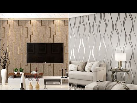 Contemporary Living Room Wallpaper Modern Living Room Wall Decoration