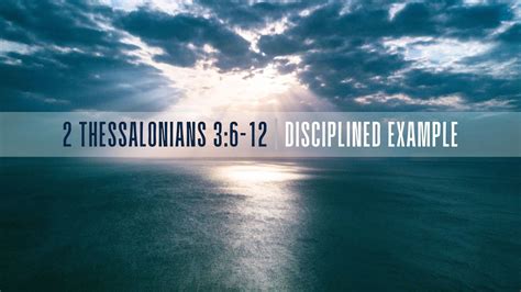 Disciplined Example Calvary Southeast