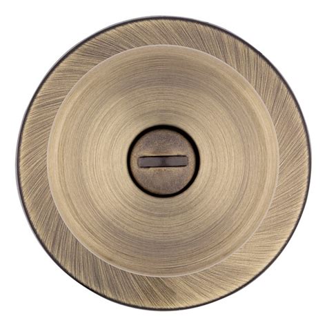 Gatehouse Gallo Antique Brass Interior Bedbath Privacy Door Knob In The Door Knobs Department