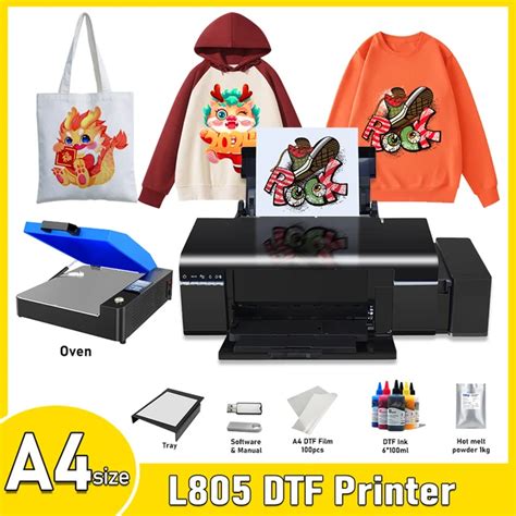 엡손 L805 용 A4 Dtf 프린터 직접 필름 천 인쇄기