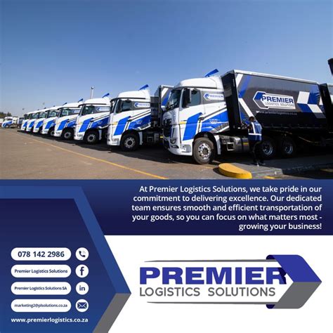 Premier Logistics Solutions Sa On Linkedin Logisticsexcellence Premierlogistics