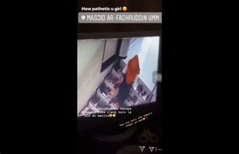 Terekam Cctv Aksi Perempuan Berhijab Curi Sepatu Di Masjid Kampus Malang Times