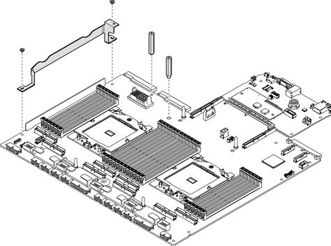 Disassemble The System Board Assembly For Recycle Thinksystem Sr675