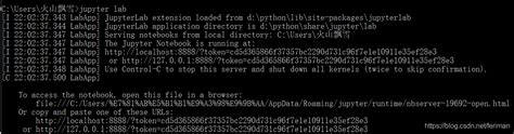 解决jupyterlab或者jupyter Notebook无法跳转到浏览器的问题jupyterlab用命令行打不开 Csdn博客