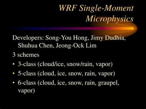 Ppt Wrf Version 2 Physics Update Powerpoint Presentation Free