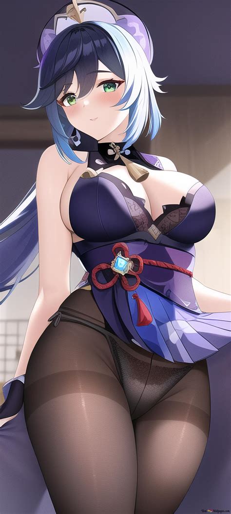 Hot Raiden Pretty Green Eyes Genshin Impact K Wallpaper Download