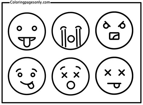 Más De 30 Páginas Para Colorear De Emociones Pdf Imprimible Gratis Y