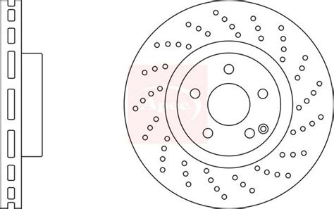 Apec Brake Disc Vented Front Dsk2866 Braking Brake Discs
