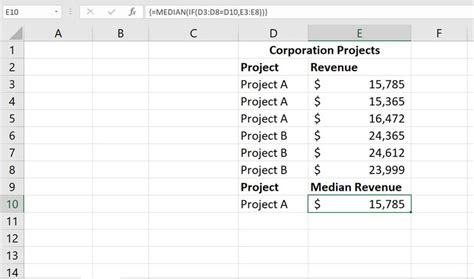 Perform Multiple Calculations With Excel Array Formulas