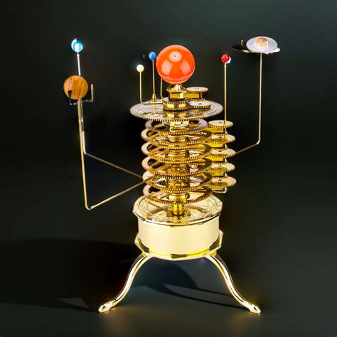 Diy 3d Metal Orrery Solar System Eight Planet Model Kit 200pcs