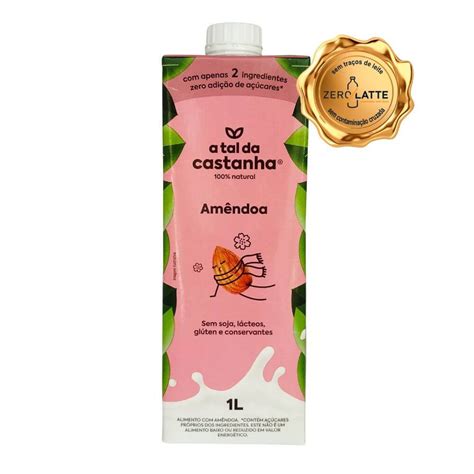 Leite Vegetal De Amêndoa A Tal Da Castanha Zerolatte