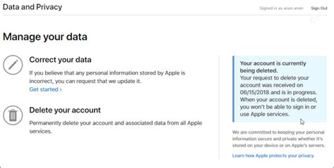 How To Delete Your Apple ID Via The New Data And Privacy Portal