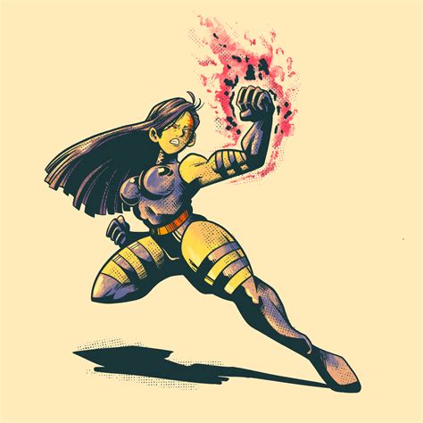 Psylocke By Mcduckillustration On Newgrounds