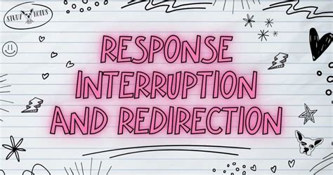 Response Interruption And Redirection Study Notes Aba
