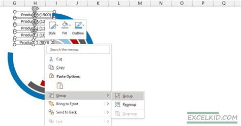 How To Create A Radial Bar Chart In Excel Easy Steps