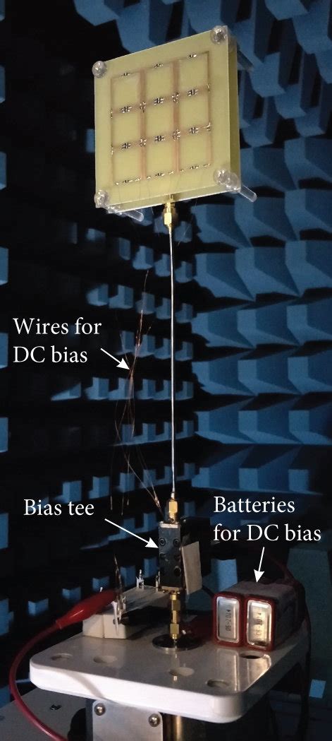 prototype of the fabricated pin diode based reconfigurable metasurface