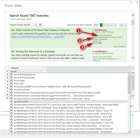 Extracting Data From Complex Web Pages With Power Bi Excelerator Bi
