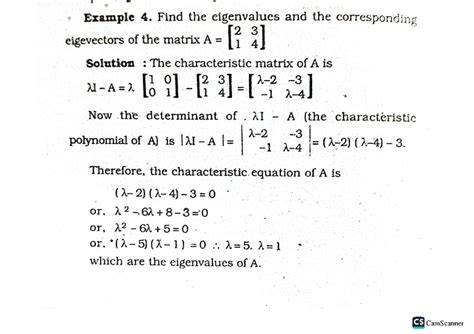 Practice Problems On Eigenvalues And Eigenvectors Cs Studocu