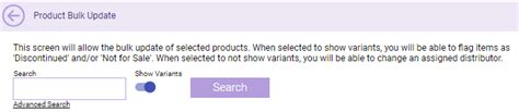 Product Bulk Updates