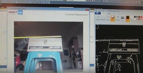 Measuring Distances With The Kinect Software In The Shop