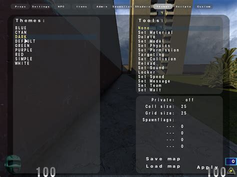 Qsandbox New Spawn Menu Themes Feature Indiedb