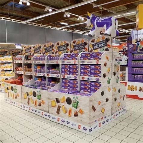 Supply Walmart Cardboard Pallet Store Displays Rack For Snack Promotion Wholesale Factory