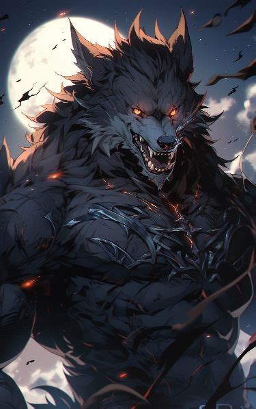 Pin By Frank Crabbe On Lycan In 2024 Anime Wolf Wolf Art
