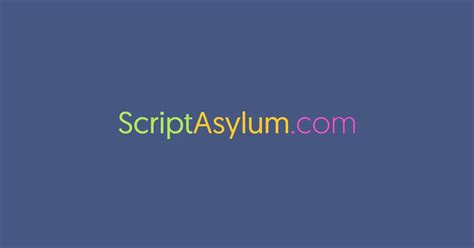 Script Asylum Promo Codes 160 Off Sitewide In May 2025