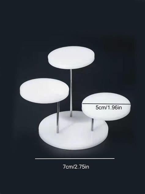 1pc Jewelry Display Stand Multi Level Rotating Round Display Stand