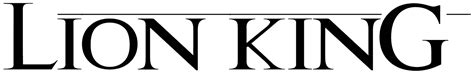 Lion King Font Free Download Resource Boy
