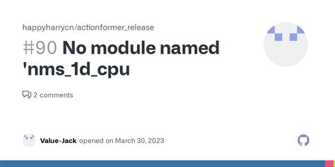 No Module Named Nms D Cpu Issue Happyharrycn Actionformer Release GitHub