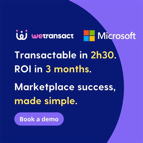 Wetransact On Linkedin Microsoft Azure Marketplace Integration Wetransact