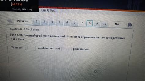 Solved Find Both The Number Of Combinations And The Number Chegg