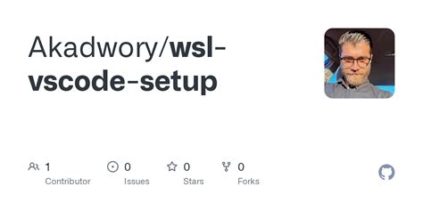 github akadwory wsl vscode setup