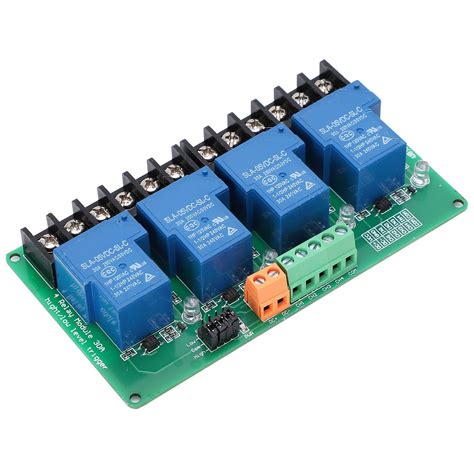 Módulo De Relé De Canal Módulo De Relé Módulo De Control De Circuito De 4 Canales Módulo De