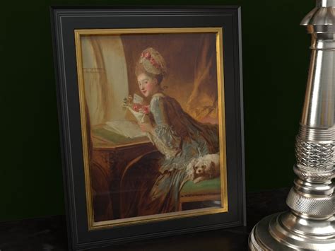 Print Of The Love Letter By Jean Honoré Fragonard Etsy