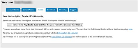 Civil Survey Applications No Assets Listed In The Customer Centre