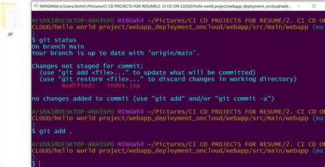 GitHub Howdycloudyarsh Webapp Deployment Oncloud
