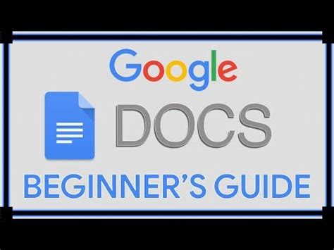 Beginners Guide To Google Docs Artofit