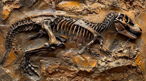 Dinosaur Fossil Tyrannosaurus Rex Found By Archaeologists Premium Ai