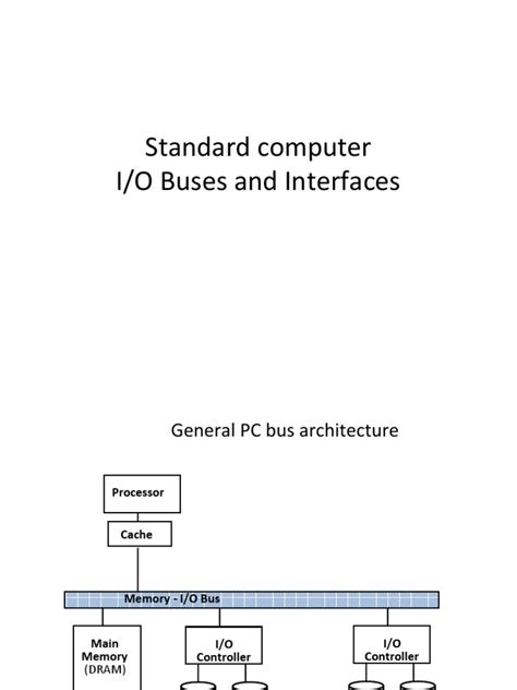 Computer Io Buses And Interfaces Pdf Inputoutput Usb