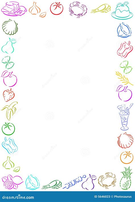 Food Border Stock Illustration Illustration Of Frame 5646023