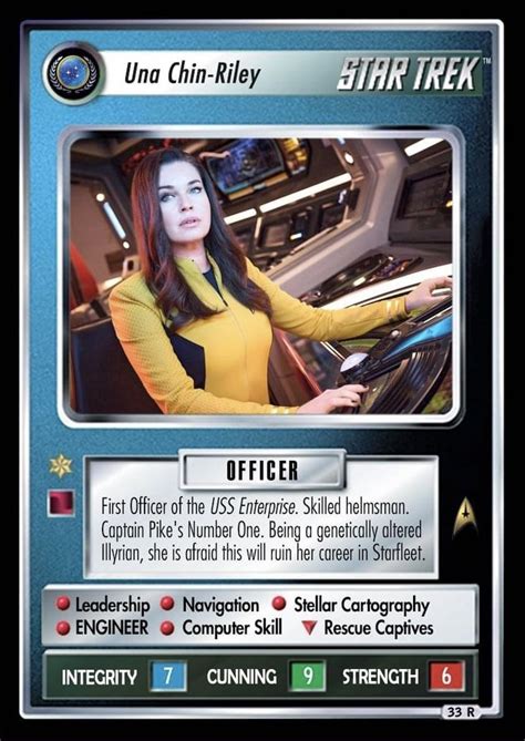 Una Chin Riley Star Trek Ships Star Trek Star Trek Starships