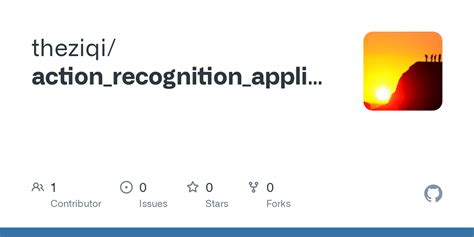 GitHub Theziqi Action Recognition Application
