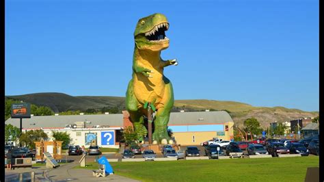 Drumheller Alberta Worlds Largest Dinosaur And Hoodoos Youtube