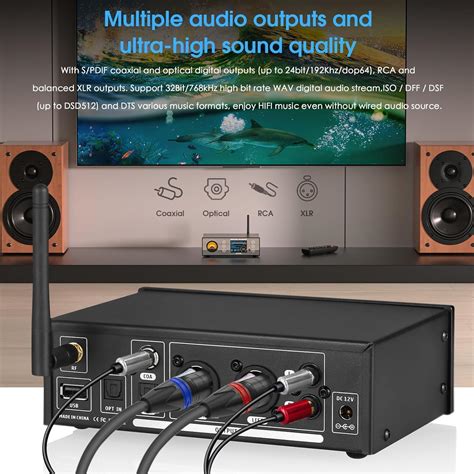 Douk Audio C100 Mini Hi Res Music Streamer Digital Audio Player Preamp