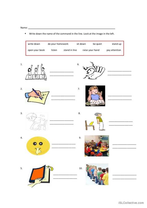Commands Deutsch Daf Arbeitsblätter Pdf And Doc